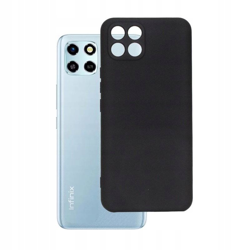Etui Do Infinix Smart 6 Hd X6512 Silicon Case Czarne Pokrowiec Obudowa ...