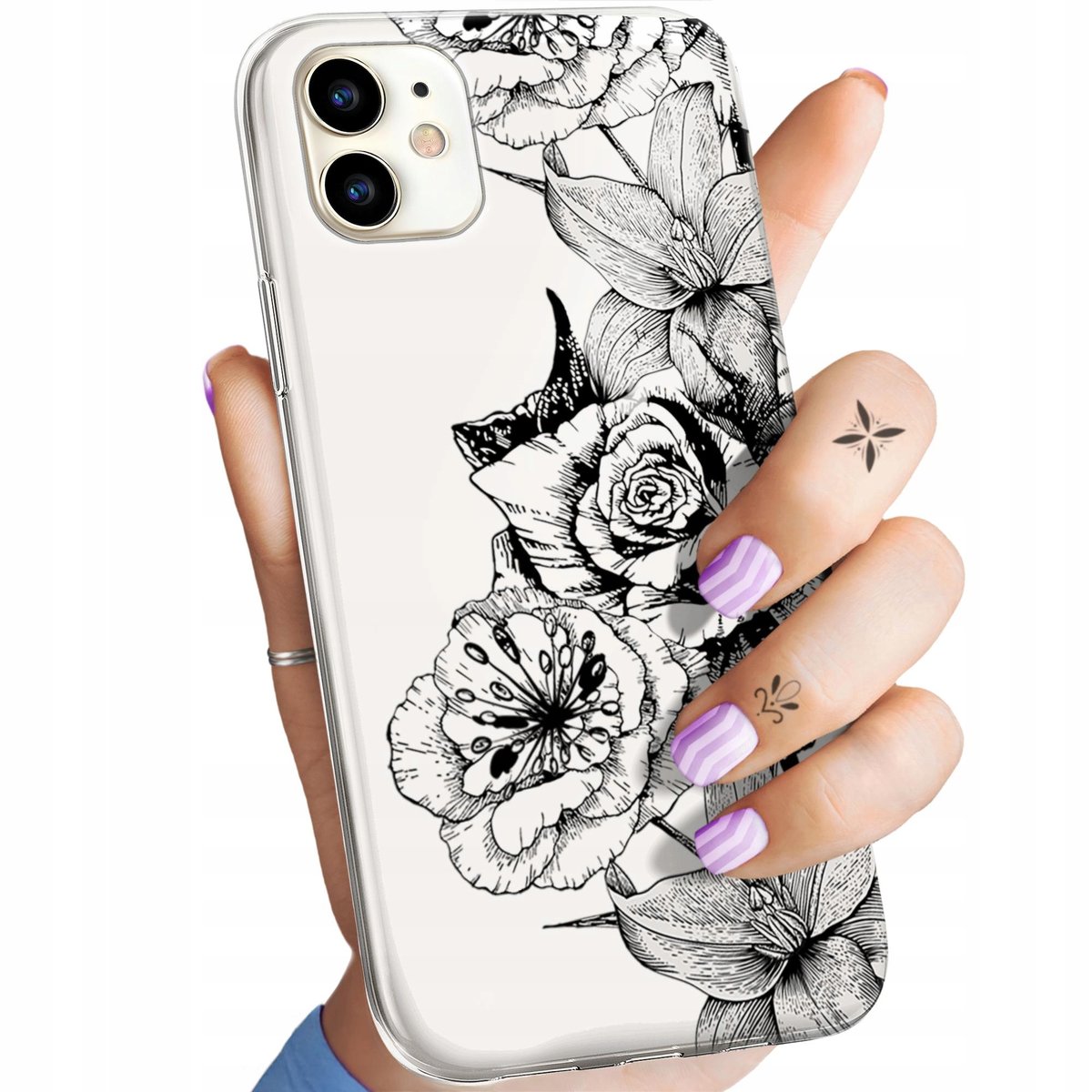 Etui Do Iphone 11 Wzory Be owe Kremowe Ecru Obudowa Pokrowiec Case Apple Sklep EMPIK.COM