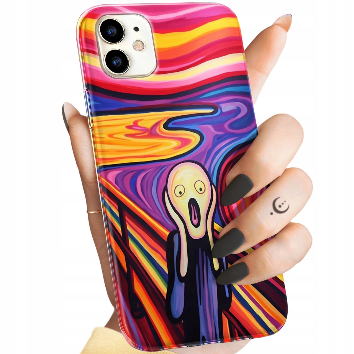 ETUI DO IPHONE 11 WZORY KRZYK MUNCH EDVARD SCREAM OBUDOWA POKROWIEC ...