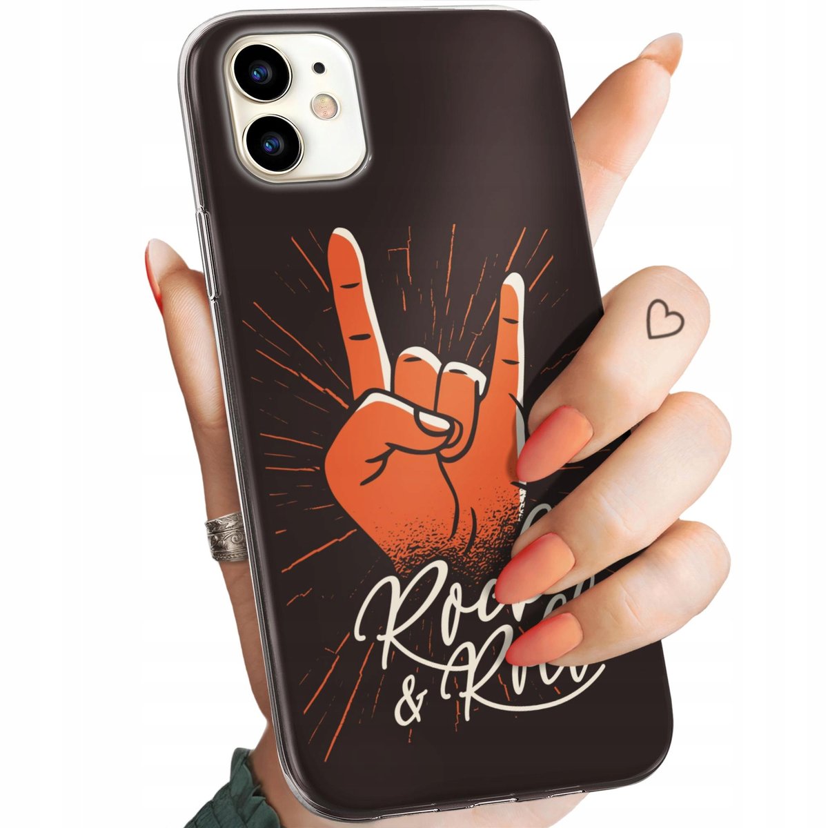 ETUI DO IPHONE 11 WZORY ROCKOWE ROCK ROCK AND ROLL GITARA PUNK OBUDOWA ...