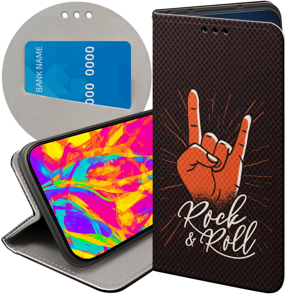 ETUI DO IPHONE 12 PRO MAX WZORY ROCKOWE ROCK ROCK AND ROLL GITARA PUNK ...