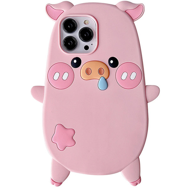 ETUI DO IPHONE 14 CASE OBUDOWA COVER RÓŻ ŚWINIA - GEL | Sklep EMPIK.COM