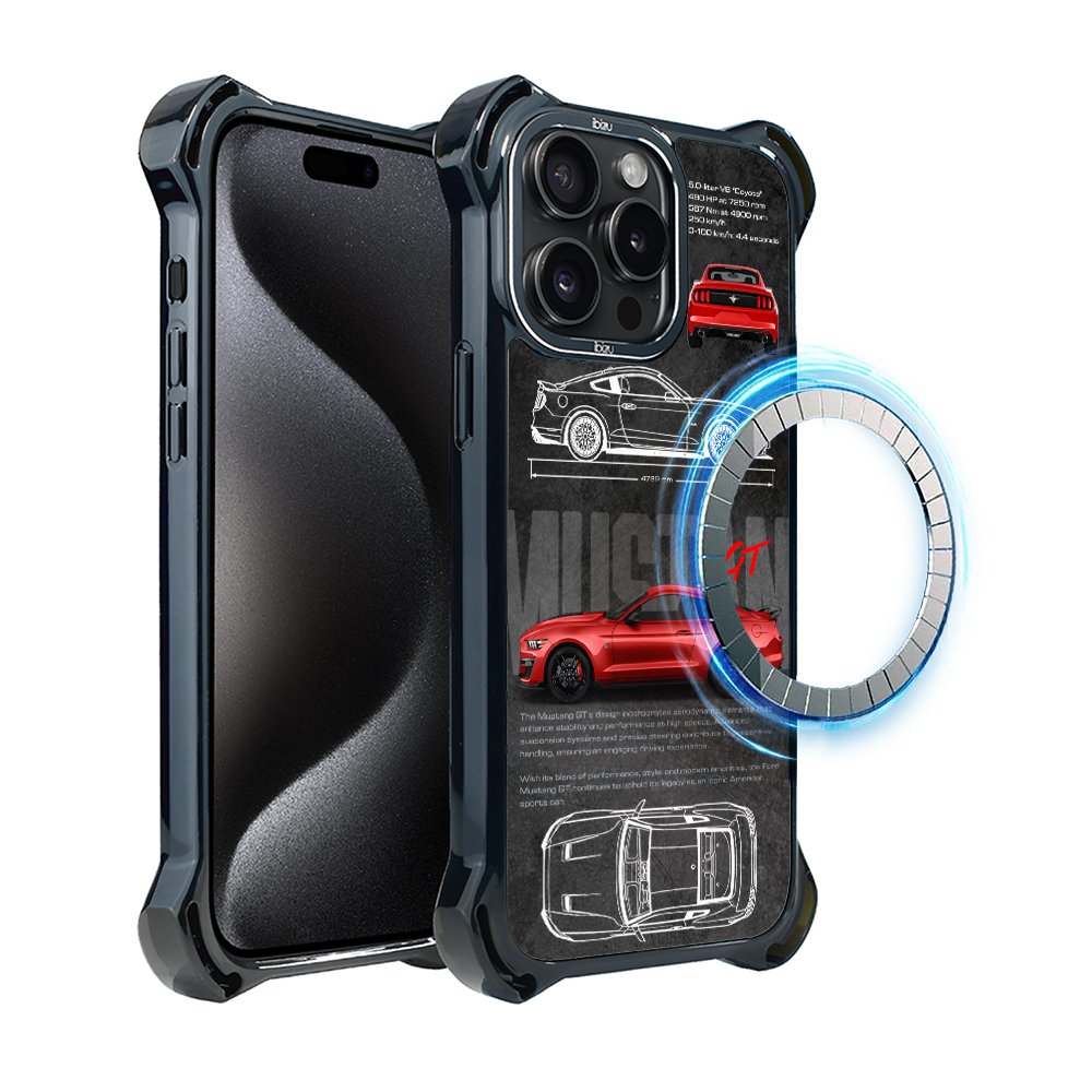 Etui do iPhone 15 Pro IBIZU DropGuard Ultra z MagSafe, TechDrive, GT V8 ...