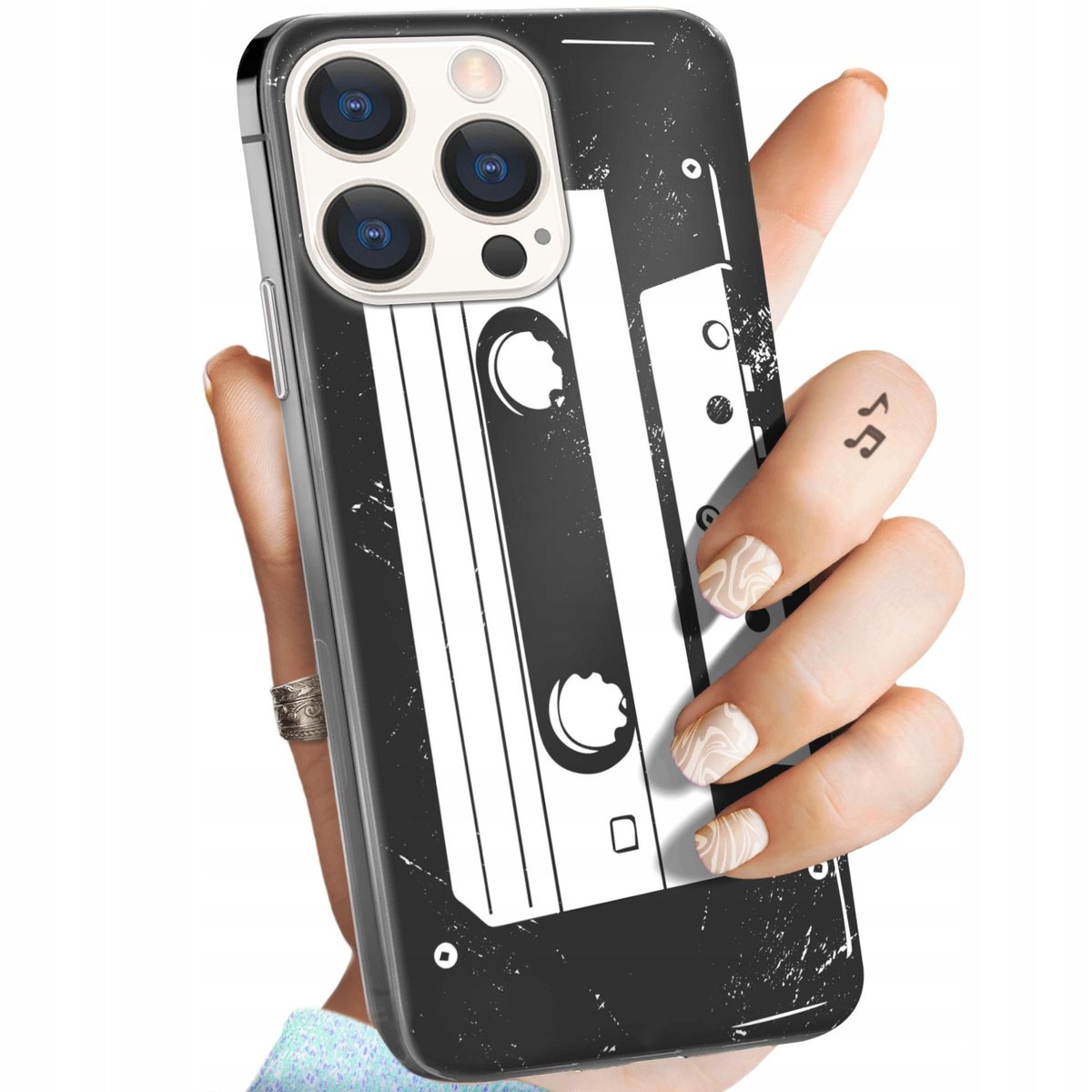 Etui Do Iphone 15 Pro Max Wzory Retro Old School Muzyka Gry Obudowa ...