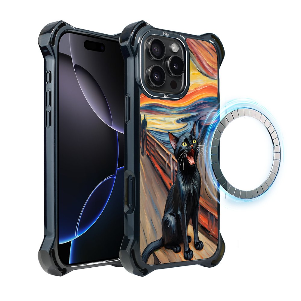Etui do iPhone 16 Pro IBIZU DropGuard Ultra z MagSafe, Edvard Munch ...
