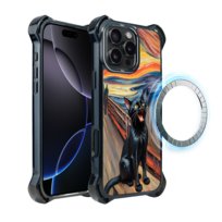 Etui do iPhone 16 Pro IBIZU DropGuard Ultra z MagSafe, Edvard Munch ...