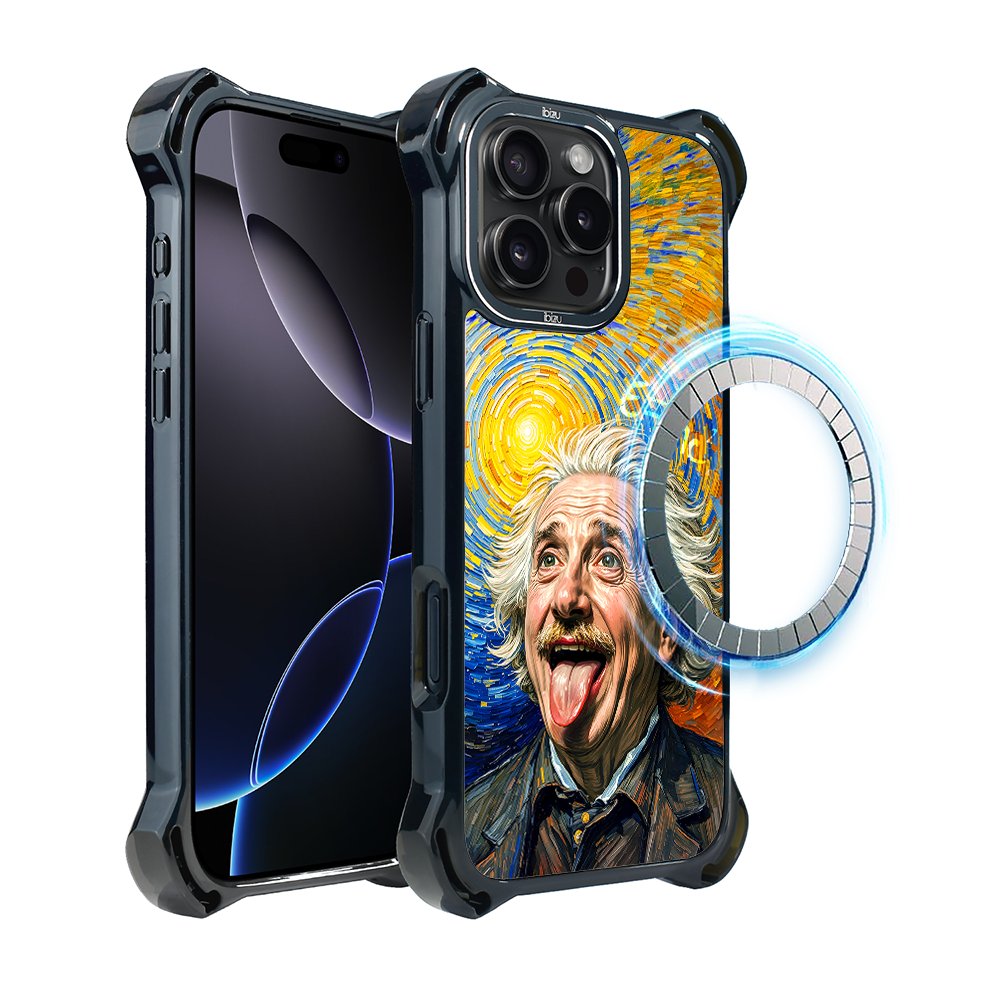 Etui do iPhone 16 Pro IBIZU DropGuard Ultra z MagSafe, Einstein - IBIZU ...