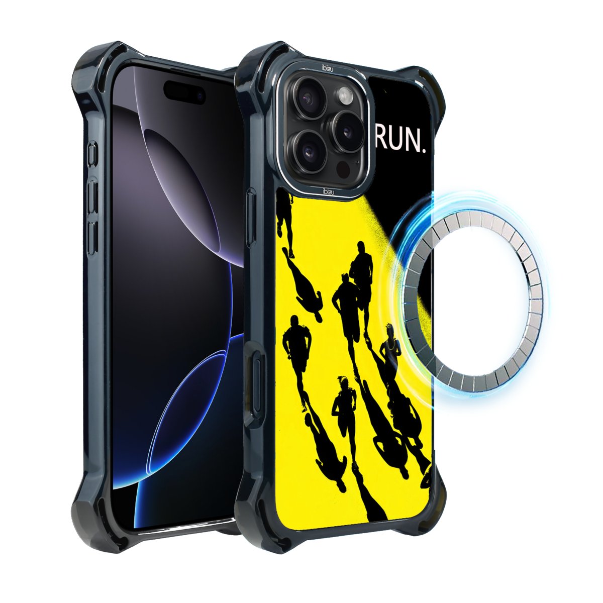 Etui do iPhone 16 Pro IBIZU DropGuard Ultra z MagSafe, #Move, Bieg ...