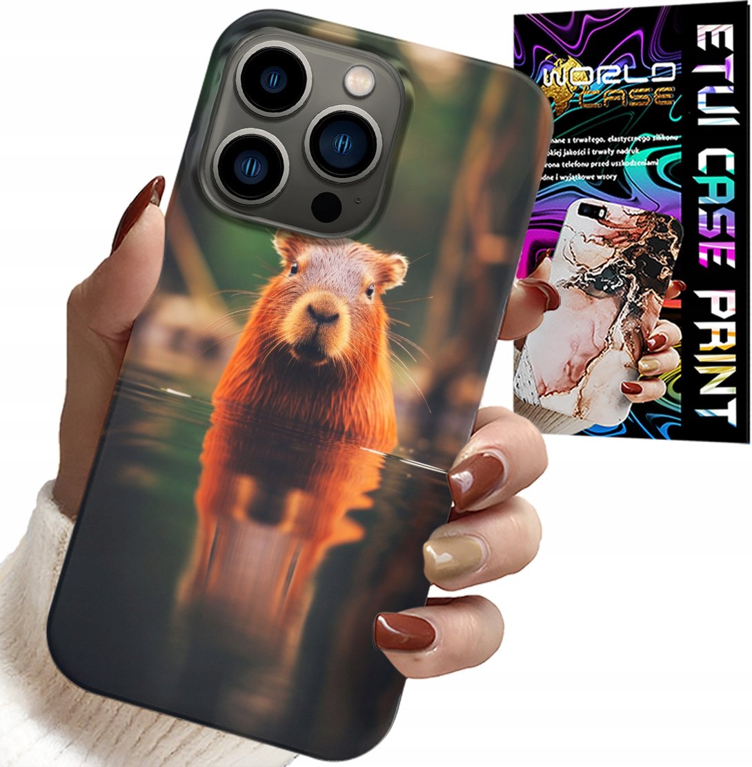 ETUI DO IPHONE 16 PRO - SŁODKA KAPIBARA, CAPIBARA, WIELE WZORÓW - WORLD ...
