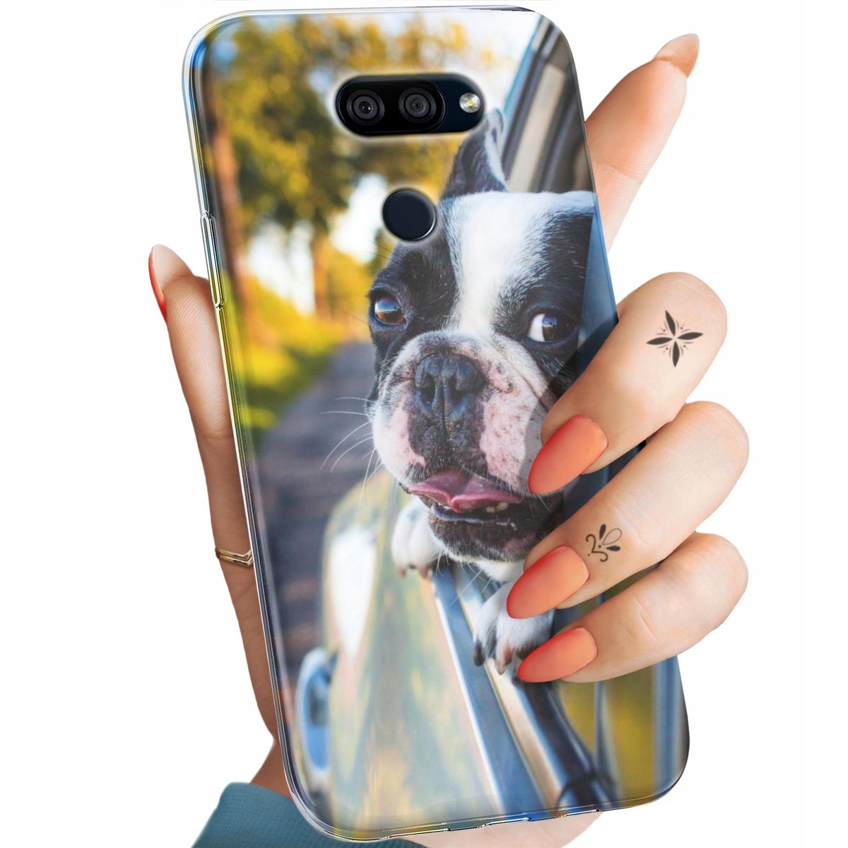 Etui Do Lg K40S Wzory Mops Buldog Francuski Angielski Obudowa Pokrowiec ...