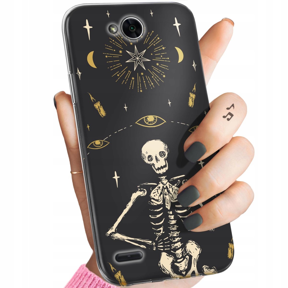 Etui Do Lg X Power 2 Wzory Czaszka Szkielety Memento Mori Gotyk ...