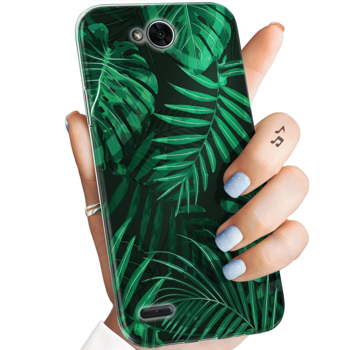 Etui Do Lg X Power 2 Wzory Liście Liściaste Natura Obudowa Pokrowiec ...