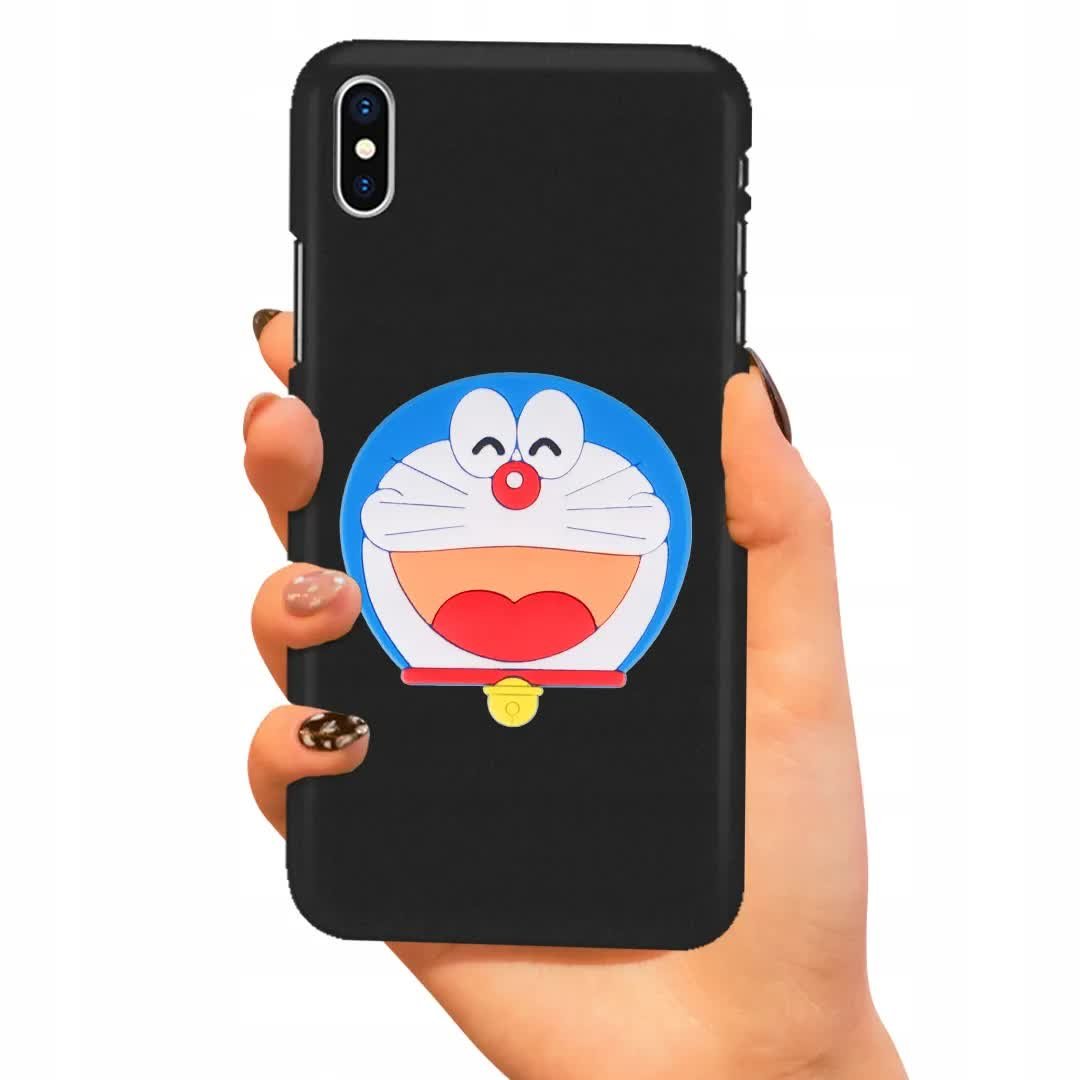 ETUI DO MATOWE IPHONE X CZARNY CASE DORAEMON 3D - Inna marka | Sklep ...