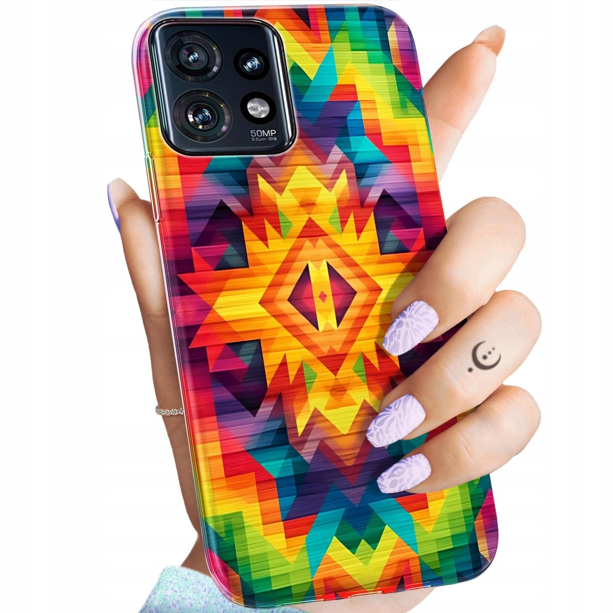 ETUI DO MOTOROLA EDGE 40 PRO WZORY AZTECKIE AZTEC AZTECY OBUDOWA ...