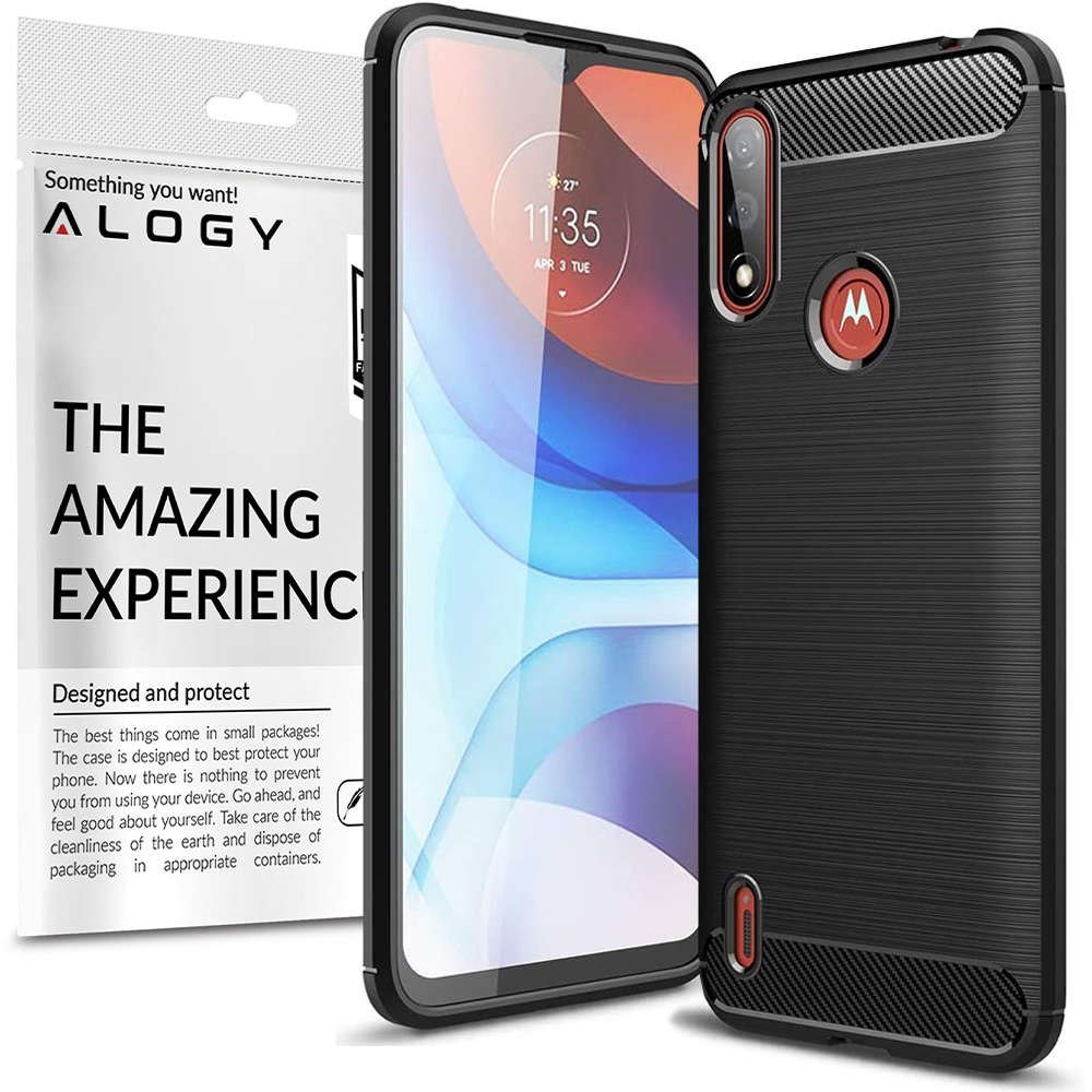 Etui do Motorola Moto E7/ E7i Power Alogy Rugged Armor obudowa TPU ...