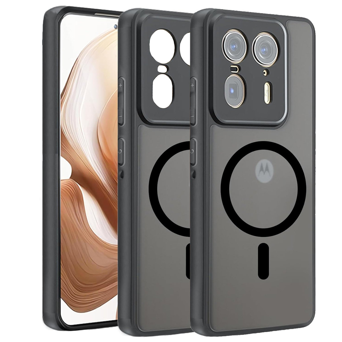 Etui do Motorola Moto Edge 50 Ultra matt case do MagSafe magnetyczne ...