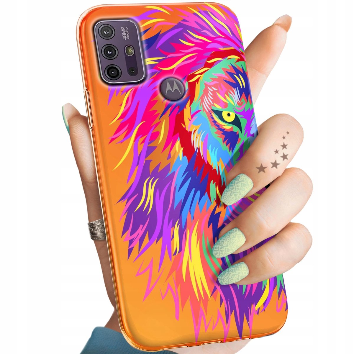 Etui Do Motorola Moto G10 Wzory Neonowe Neon Jaskrawe Obudowa Pokrowiec ...