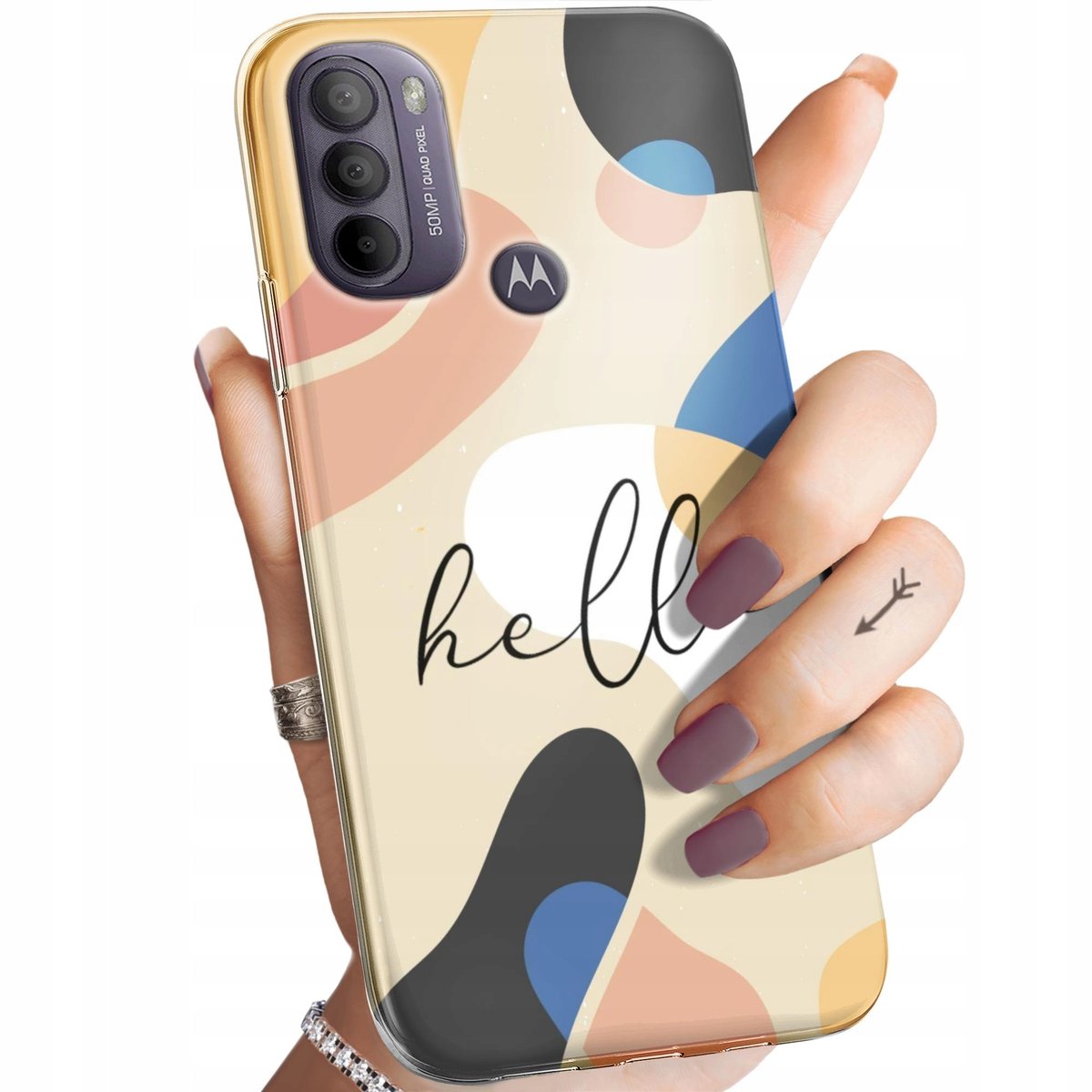 Etui Do Motorola Moto G31 Wzory Abstrakcja Kolory Kształty Obudowa Case ...