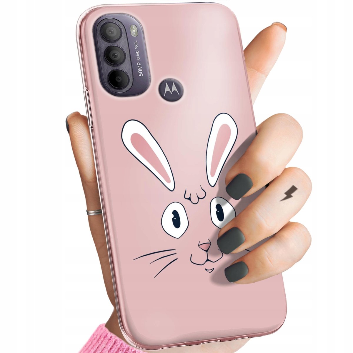 Etui Do Motorola Moto G31 Wzory Królik Zając Bunny Obudowa Pokrowiec ...