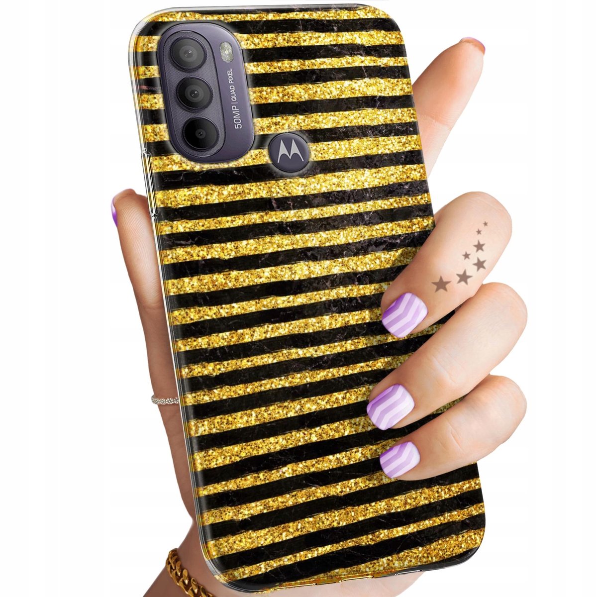 ETUI DO MOTOROLA MOTO G31 WZORY ZŁOTO GOLD RICH OBUDOWA POKROWIEC CASE ...