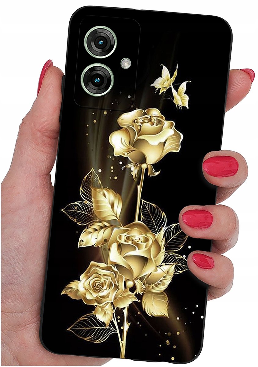 Etui do Motorola Moto G55 5G WZORY |SILIKONOWE MATT CASE + SZKŁO 9H - Krainagsm | Sklep EMPIK.COM