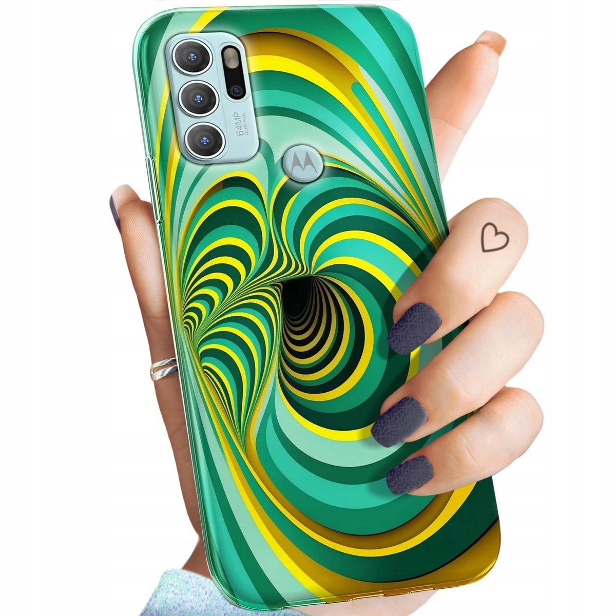 Etui Do Motorola Moto G60S Wzory Iluzja Optyczna Złudzenie Obudowa Case - Motorola | Sklep EMPIK.COM