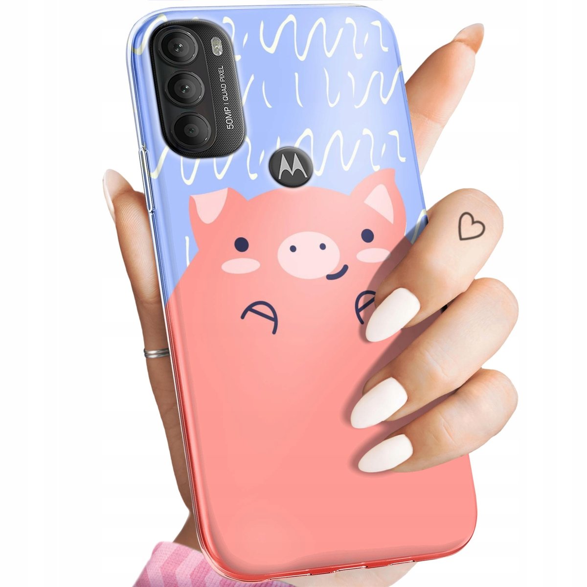 Etui Do Motorola Moto G71 5G Wzory Świnka Peppa Bajka Obudowa Pokrowiec ...