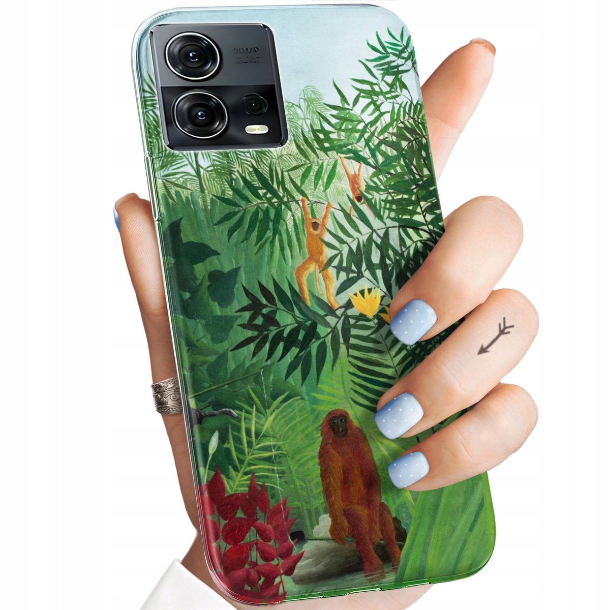 ETUI DO MOTOROLA MOTO S30 PRO 5G / EDGE 30 FUSION WZORY HENRI ROUSSEAU ...