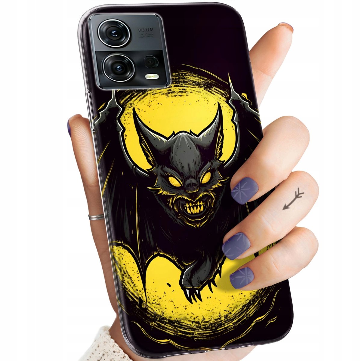 Etui Do Motorola Moto S30 Pro 5G / Edge 30 Fusion Wzory Nietoperz Bat ...