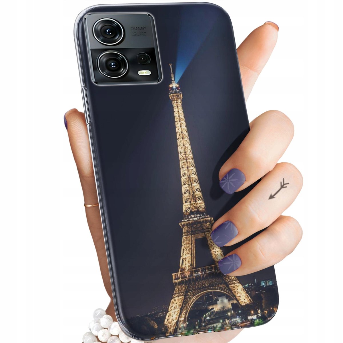 Etui Do Motorola Moto S30 Pro 5G / Edge 30 Fusion Wzory Paryż Francja ...