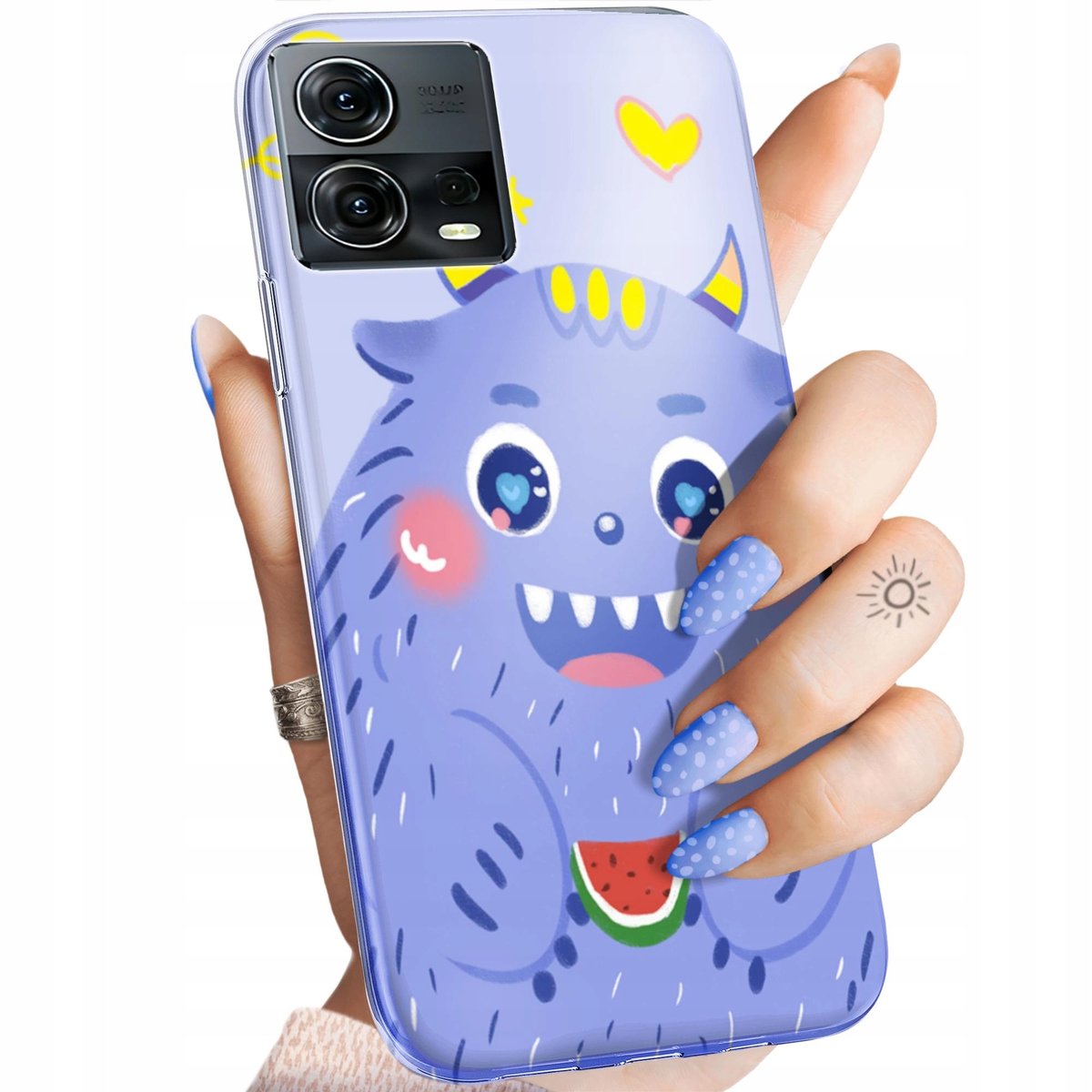 ETUI DO MOTOROLA MOTO S30 PRO 5G / EDGE 30 FUSION WZORY POTWORY POTWÓR ...