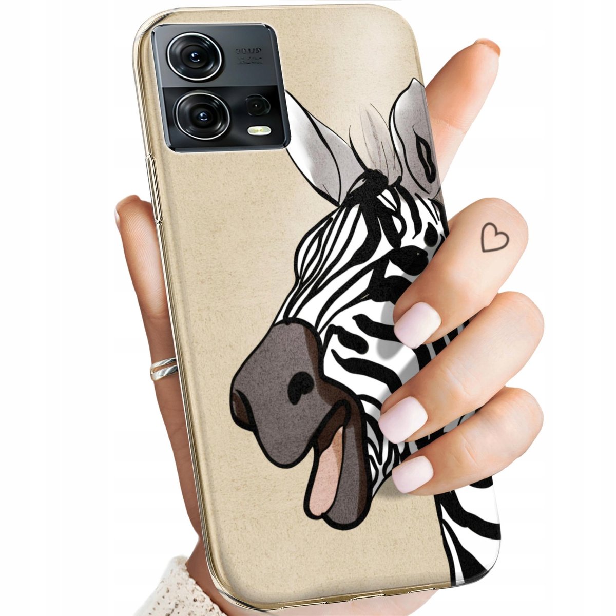 ETUI DO MOTOROLA MOTO S30 PRO 5G / EDGE 30 FUSION WZORY ZEBRA ZEBERKA ...