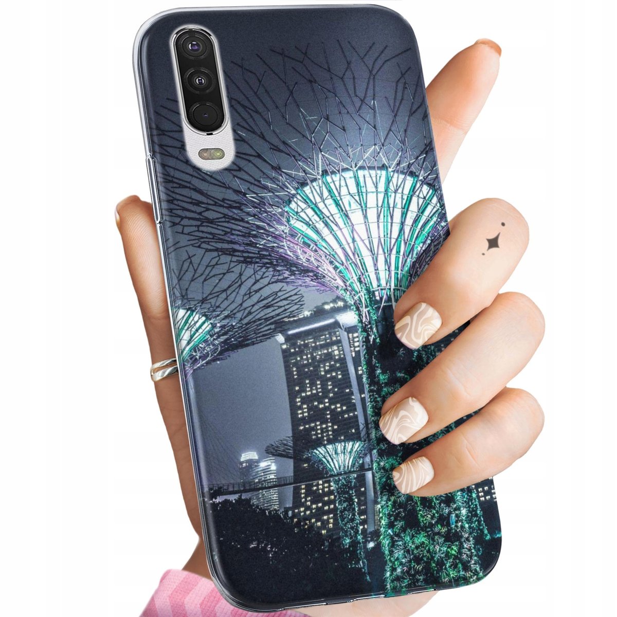 ETUI DO MOTOROLA ONE ACTION / P40 POWER WZORY MIASTA ARCHITEKTURA URBAN ...