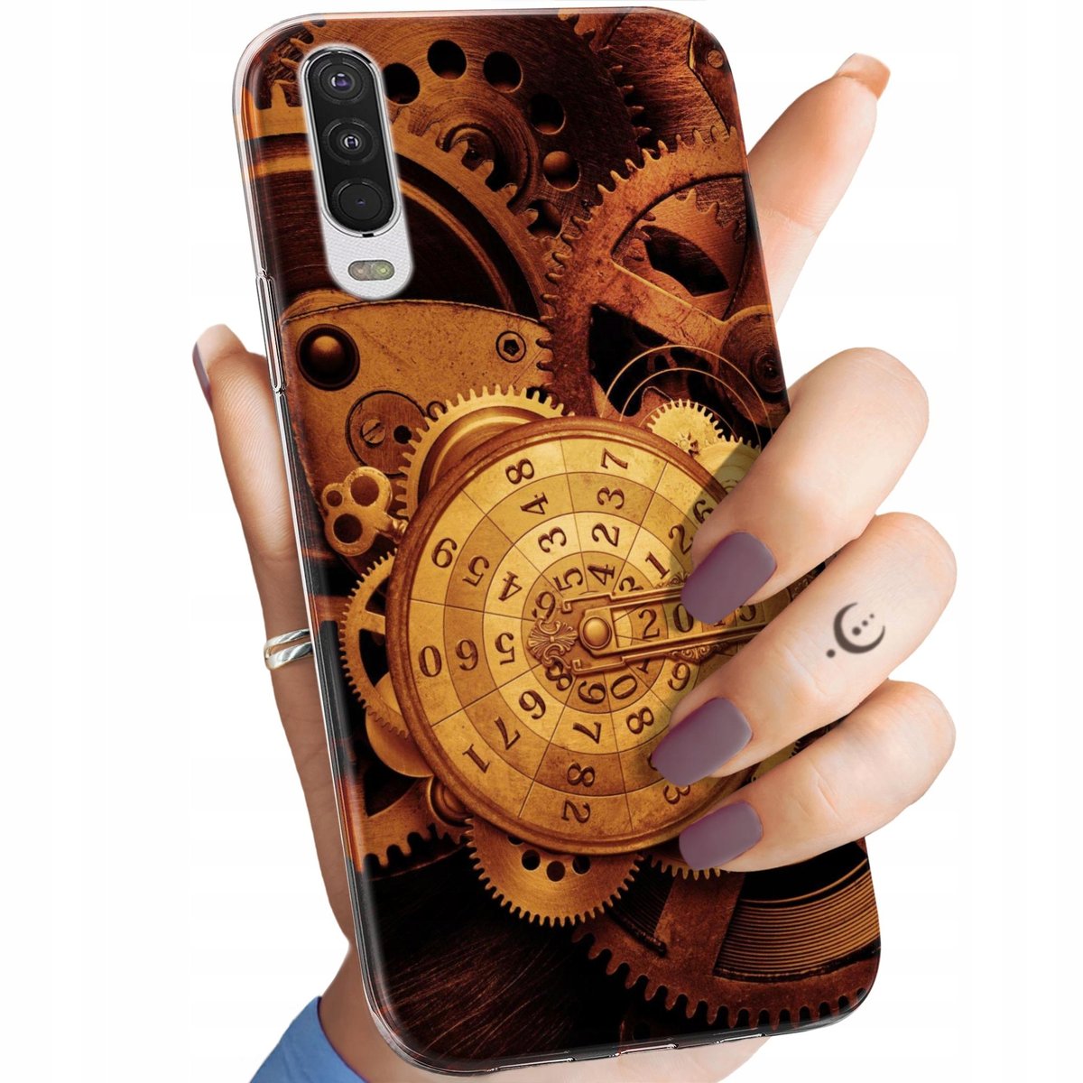 ETUI DO MOTOROLA ONE ACTION / P40 POWER WZORY ZEGARY CZAS ZEGARMISTRZ ...