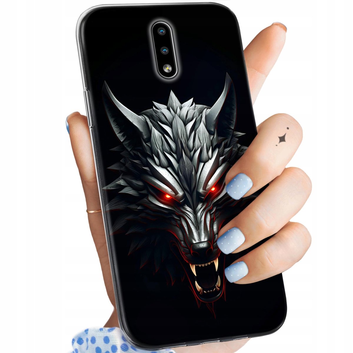 Etui Do Nokia 2.3 Wzory Wiedźmin Witcher Biały Wilk Dziki Gon Obudowa ...