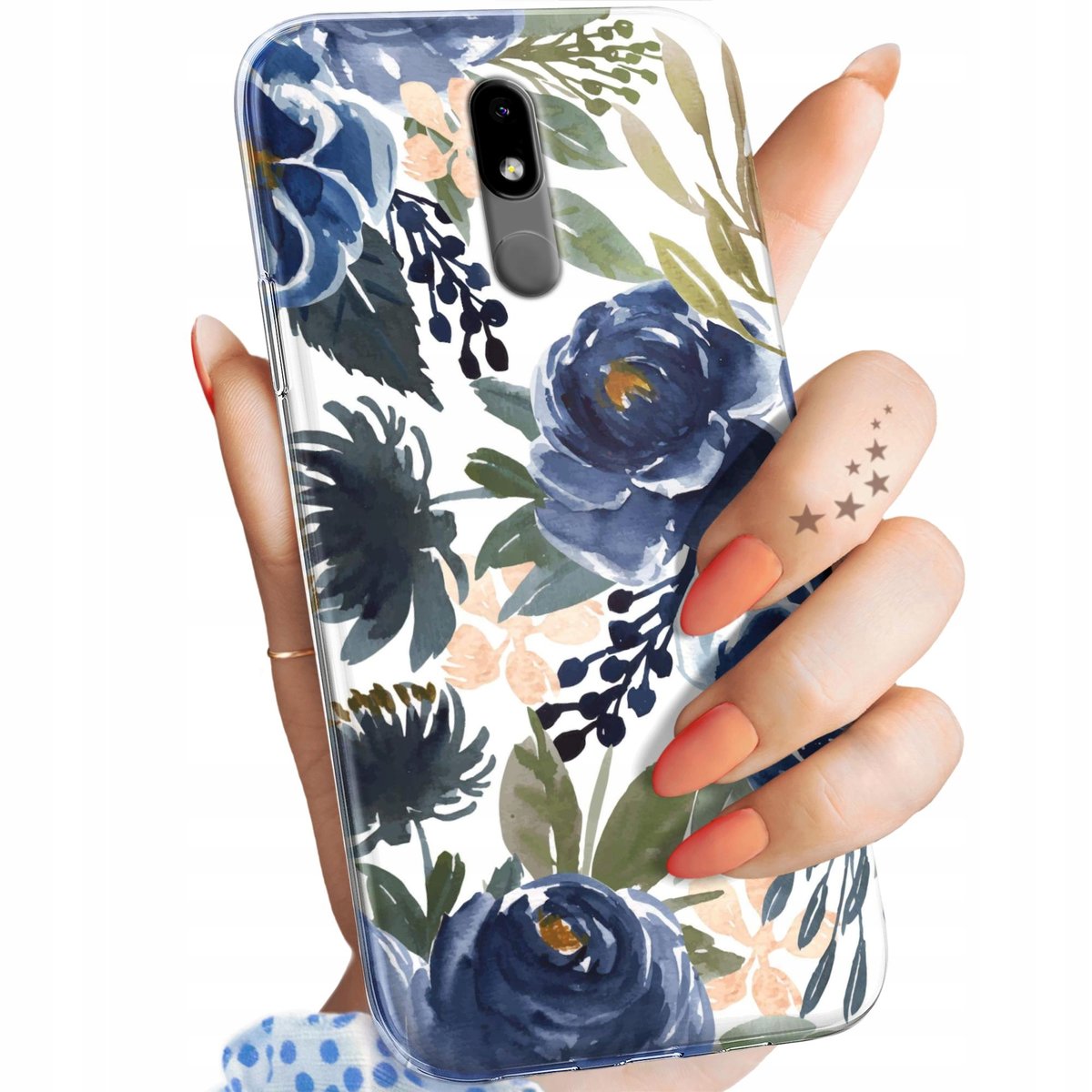 Etui Do Nokia 3.2 Wzory Kwiaty Kwieciste Flower Obudowa Pokrowiec Case ...