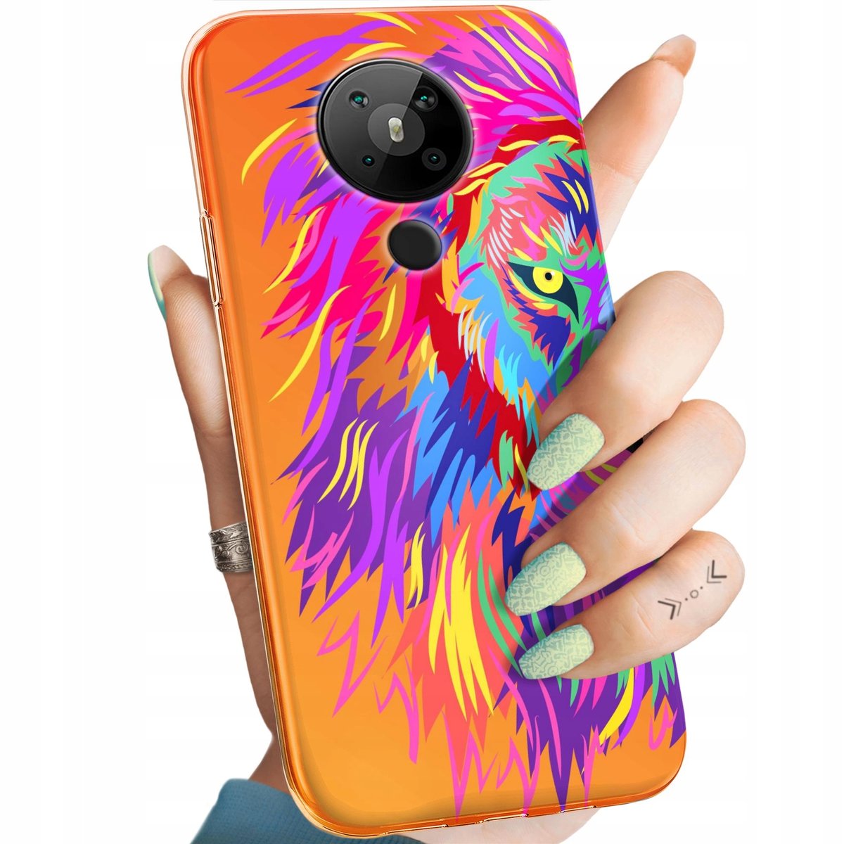Etui Do Nokia 5.3 Wzory Neonowe Neon Jaskrawe Obudowa Pokrowiec Case ...