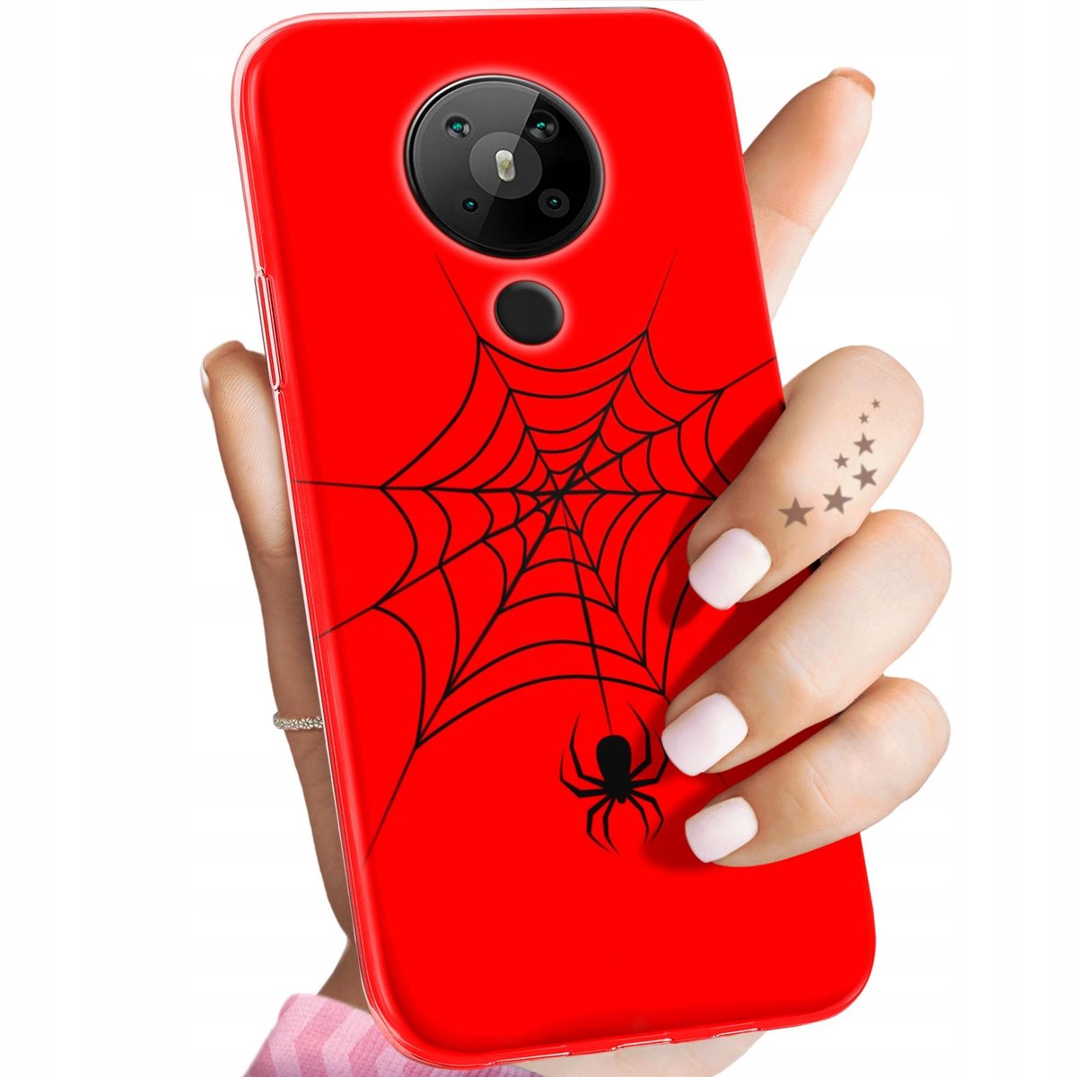 Etui Do Nokia 5.3 Wzory Pająk Spider Pajęczyna Obudowa Pokrowiec Case ...