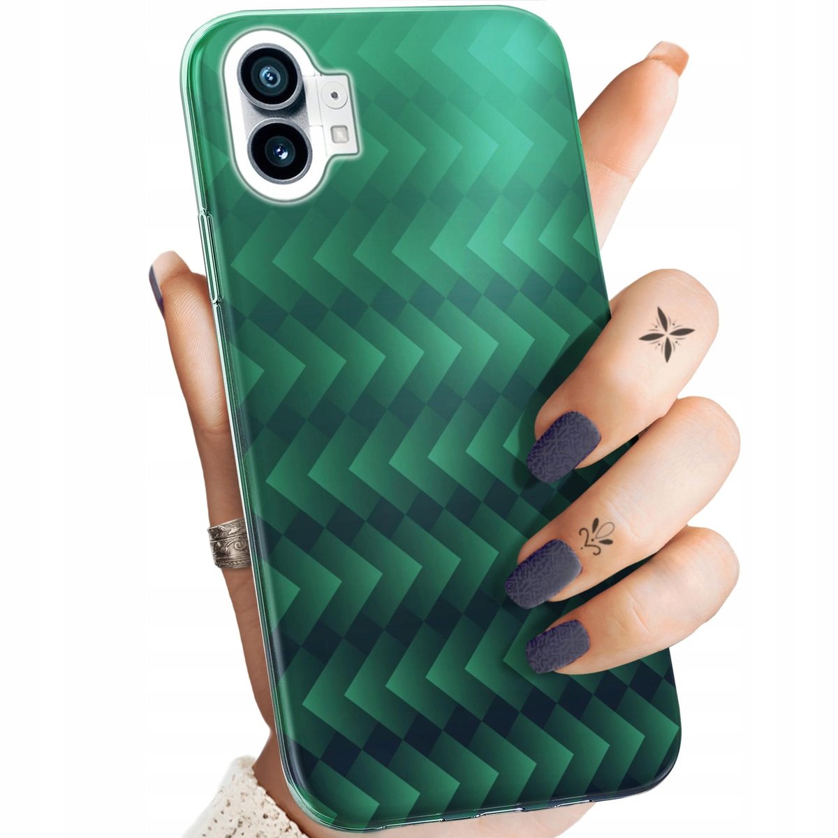 Etui Do Nothing Phone 1 Wzory Zielone Grassy Green Obudowa Pokrowiec ...