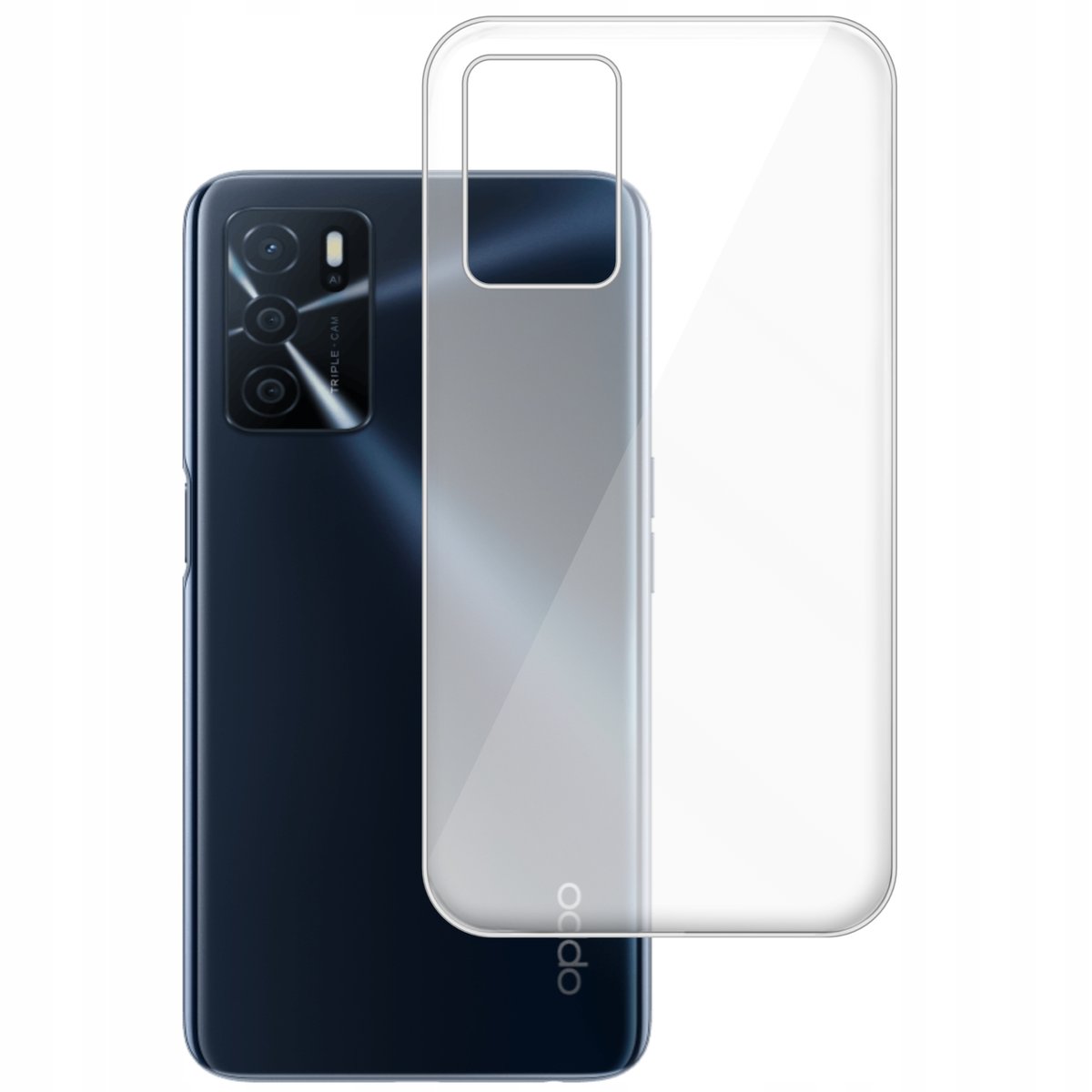 Etui Do Oppo A16 / A16S Gumowe Obudowa Case Silikon Slim Pokrowiec ...