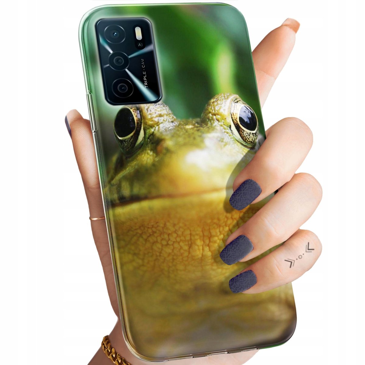 ETUI DO OPPO A16 / A16S WZORY ŻABKA ŻABA FROG OBUDOWA POKROWIEC CASE ...