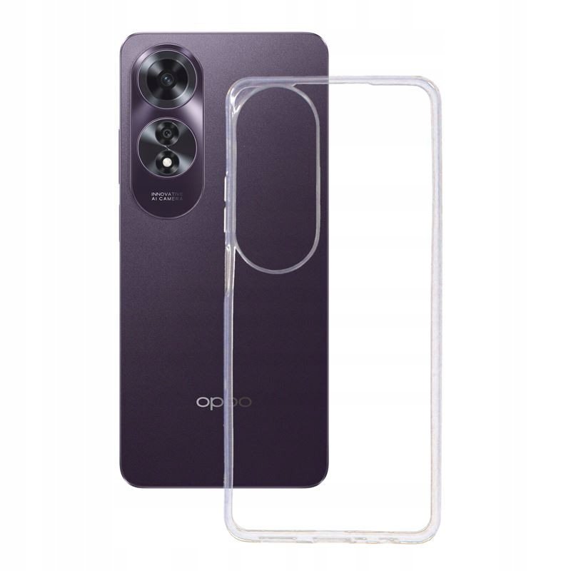 Etui Do Oppo A60 Cph2631 Jelly Case Bezbarwne 1Mm Pokrowiec Case ...