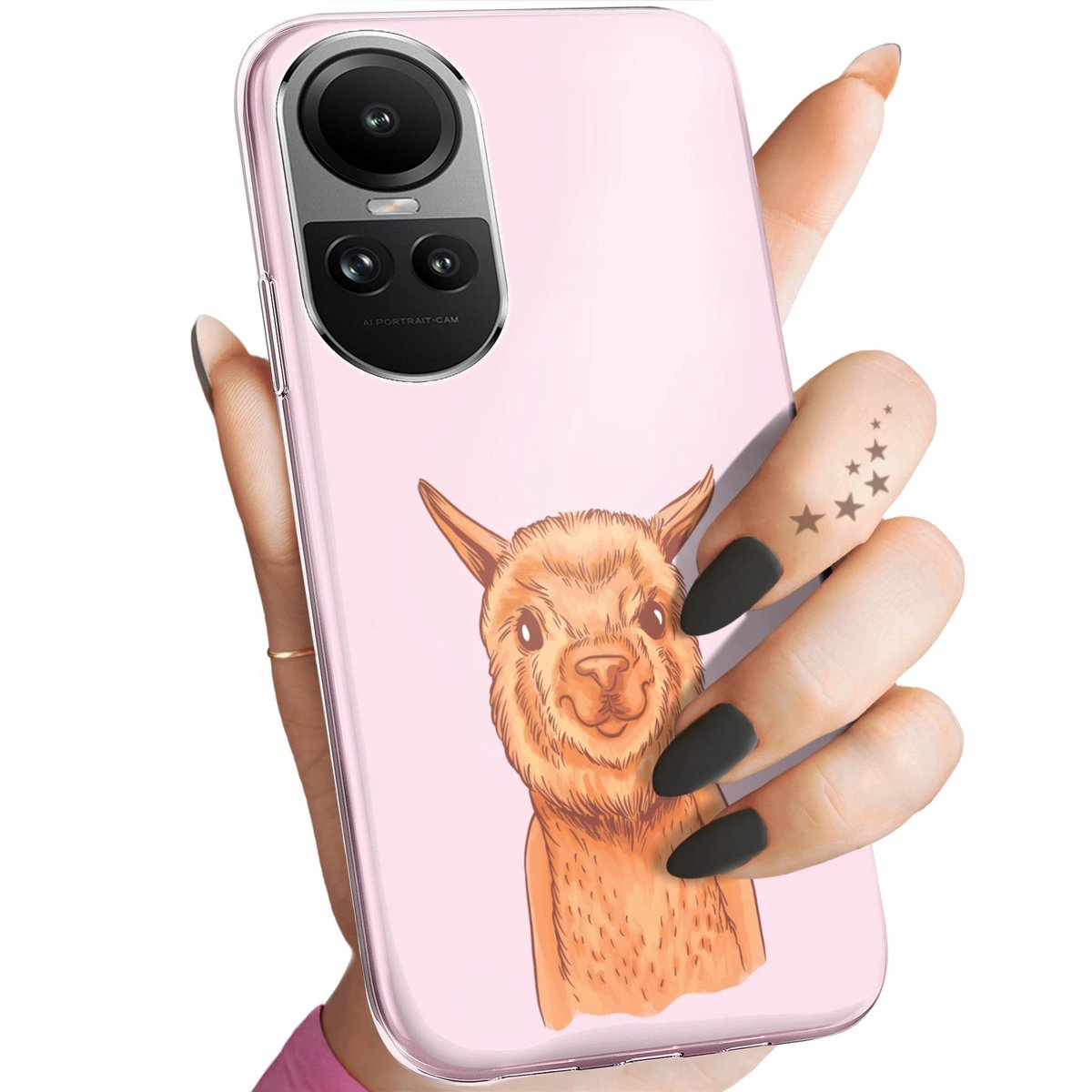 ETUI DO OPPO RENO 10 5G / 10 PRO 5G WZORY LAMA ALPAKA ANDY OBUDOWA CASE ...