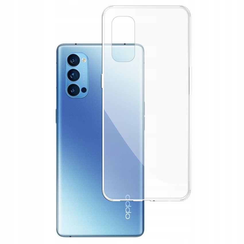 Etui Do Oppo Reno 4 Pro 5G Gumowe Obudowa Case Silikon Slim Pokrowiec ...