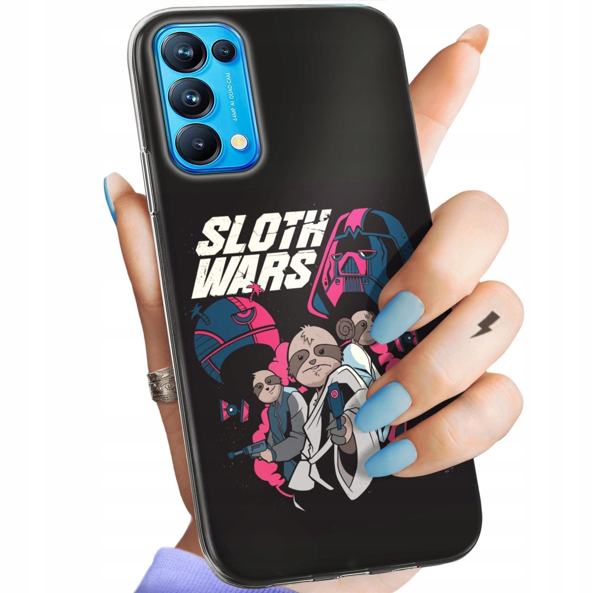 ETUI DO OPPO RENO 5 PRO 5G WZORY GWIEZDNE WOJNY STAR WARS MANDALORIAN ...