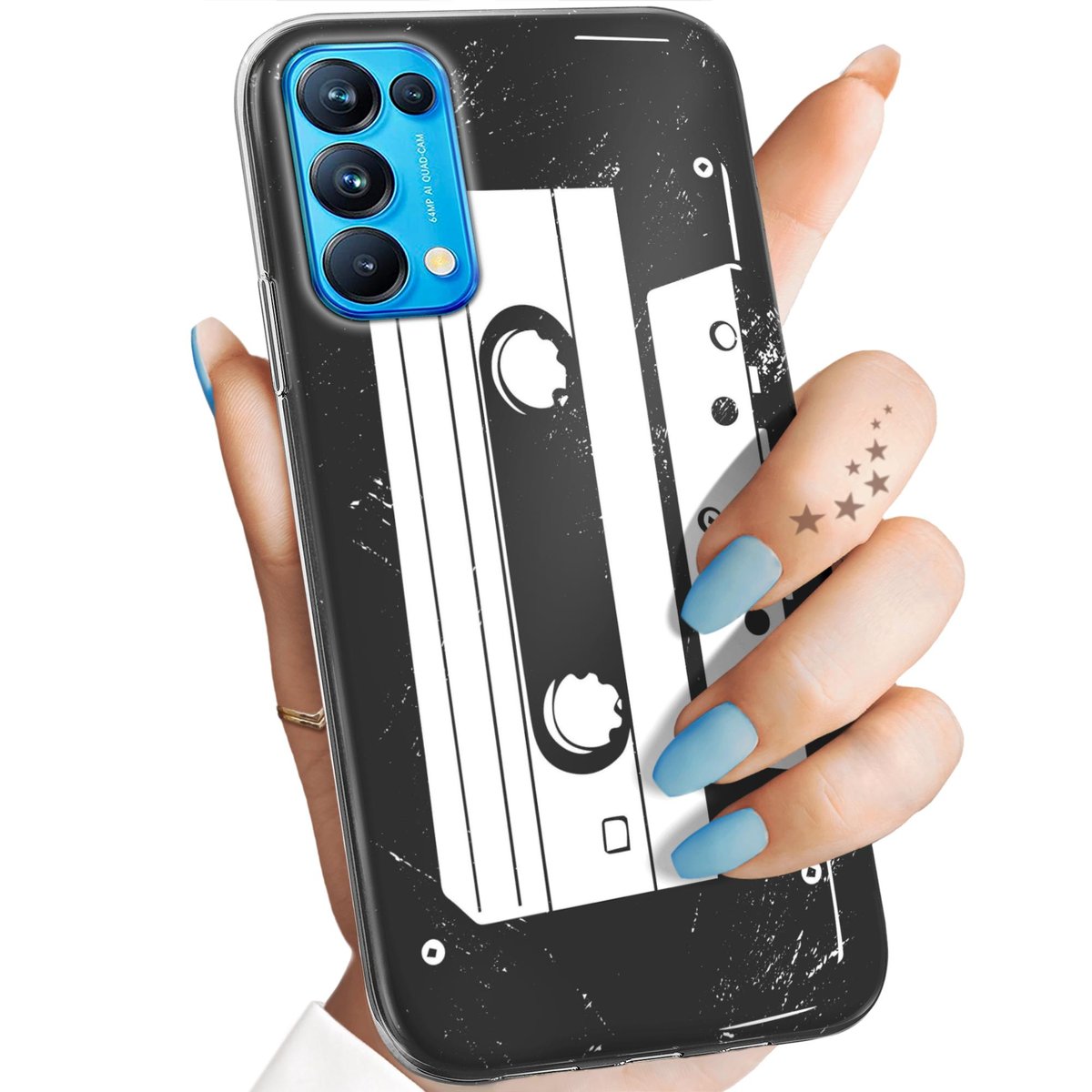 Etui Do Oppo Reno 5 Pro 5G Wzory Retro Old School Muzyka Gry Obudowa ...