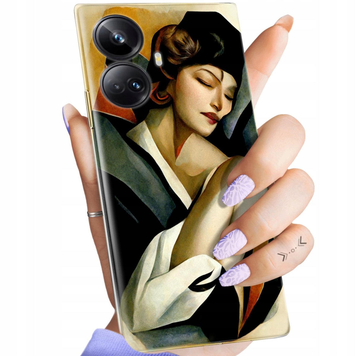 Etui Do Realme 10 Pro 5G Wzory Art Deco Łempicka Tamara Barbier Obudowa - Realme | Sklep EMPIK.COM