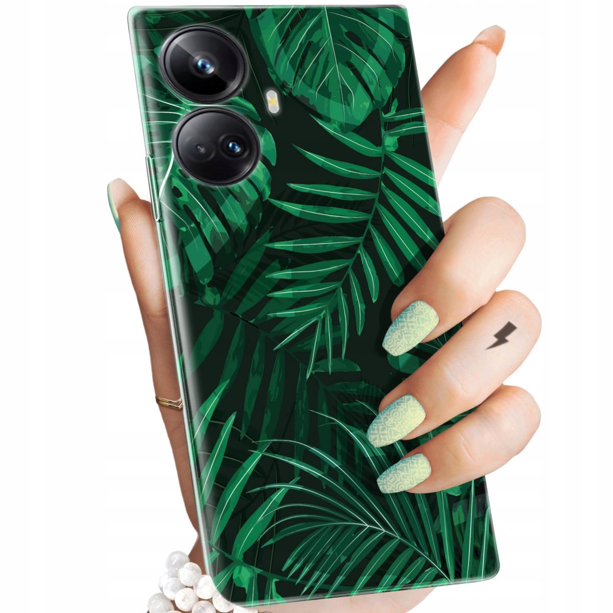 Etui Do Realme 10 Pro 5G Wzory Liście Liściaste Natura Obudowa Pokrowiec - Realme | Sklep EMPIK.COM