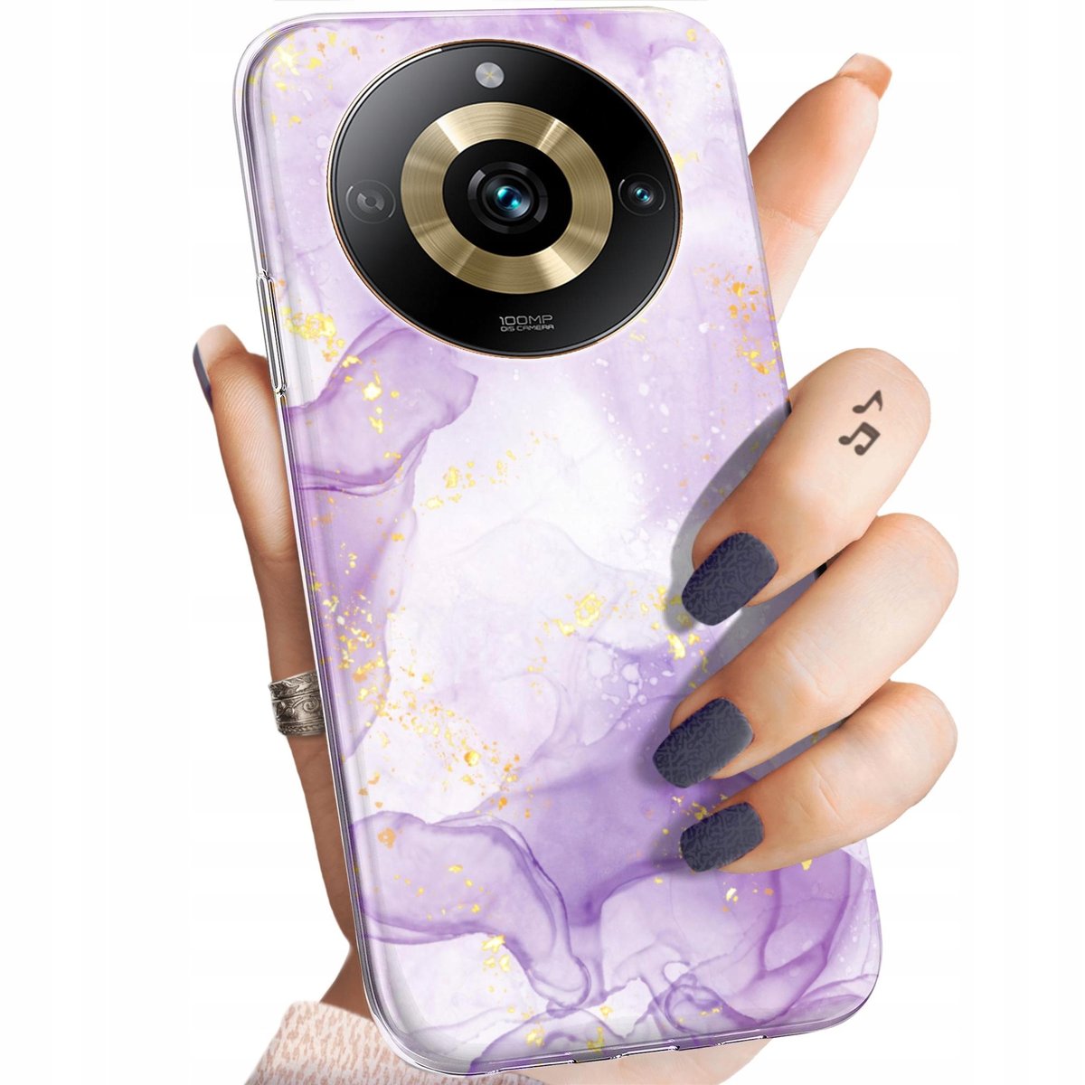 Etui Do Realme 11 Pro 5G / 11 Pro Plus 5G Wzory Fioletowe Fiolet Kształty - Realme | Sklep EMPIK.COM