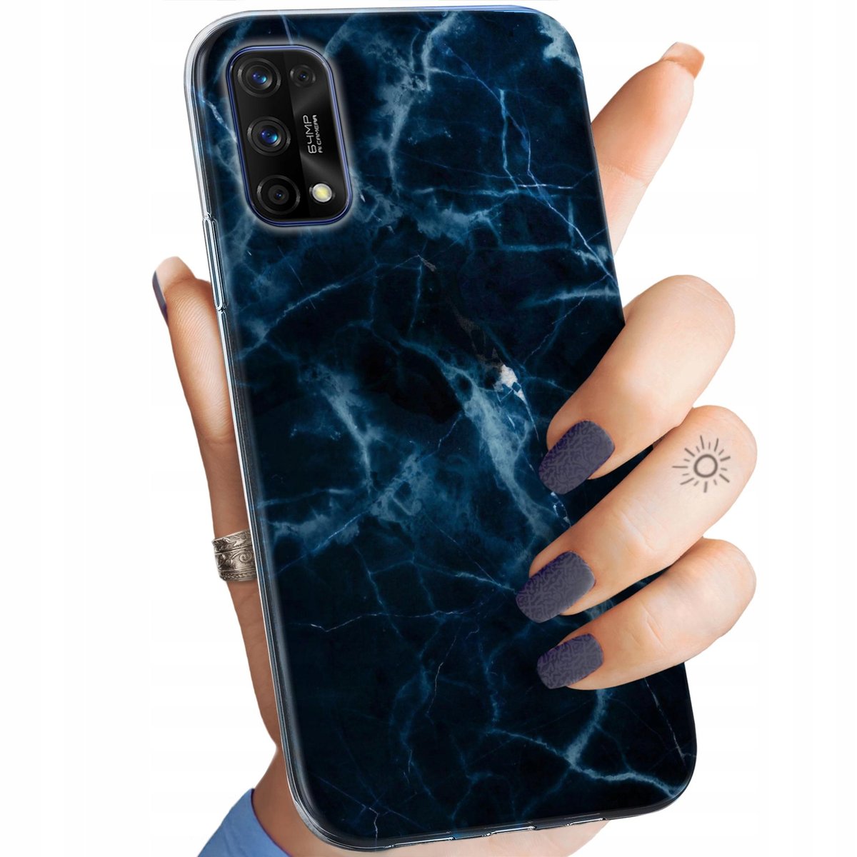 Etui Do Realme 7 Pro Wzory Granatowe Obudowa Pokrowiec Case - Realme | Sklep EMPIK.COM